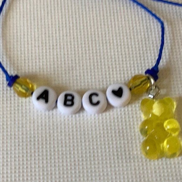Naty & Me Creations | Accessories | Back To School Abc Bracelet | Poshmark